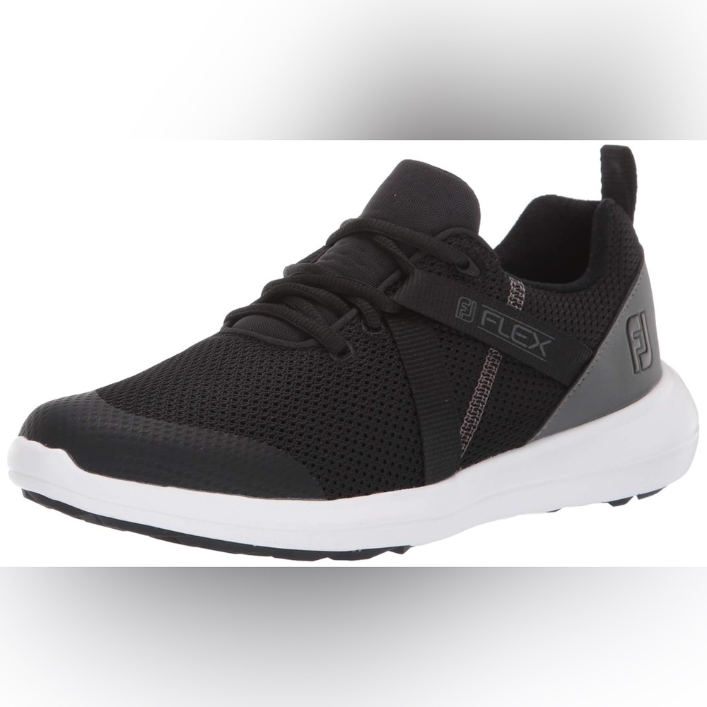 Footjoy Women's Fj Flex Spikeless Golf Shoes In Black - Gem